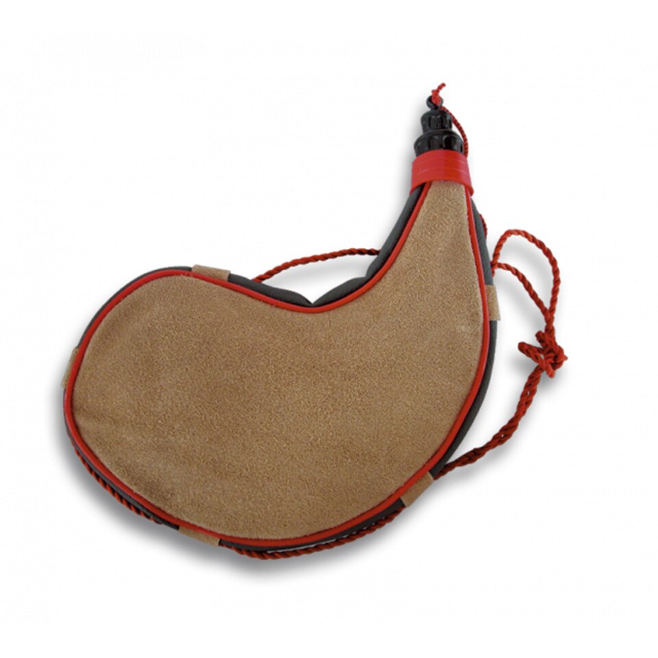 Butelca de vanatoare curbata Piele 1/2 l - eMAG.ro