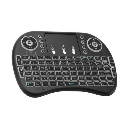 Mini tastatura gaming wireless cu touchpad MINI KEYBOARD, Iluminare in ...