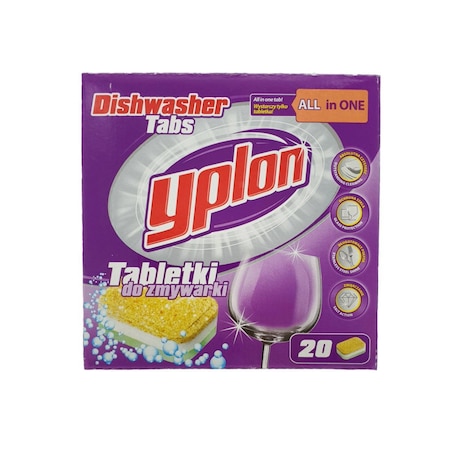 Tablete detergent Yplon,All In One,pentru masina de spalat vase,20 ...