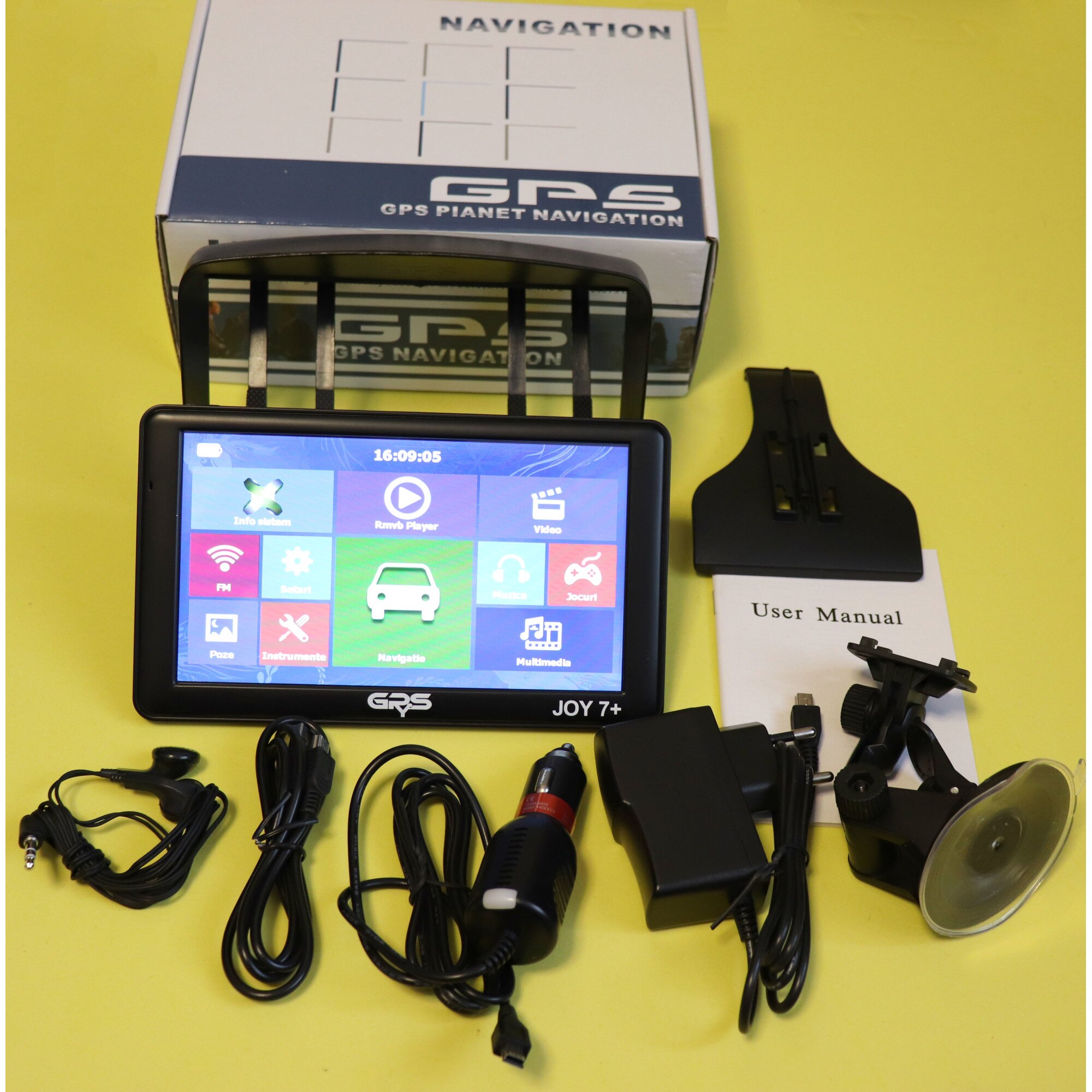 Sistem de navigatie GPS 7 inch GPyeS JOY 7+, 40 Gb, procesor Mediatek ...