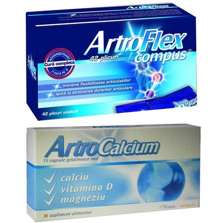 Pachet Artrocalcium + Artroflex compus - eMAG.ro