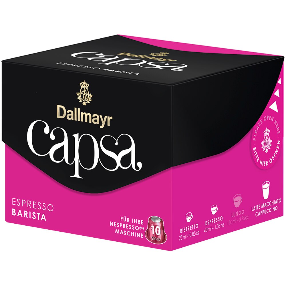 Capsule Cafea Dallmayr Capsa Espresso Barista, compatibil Nespresso, 10 ...