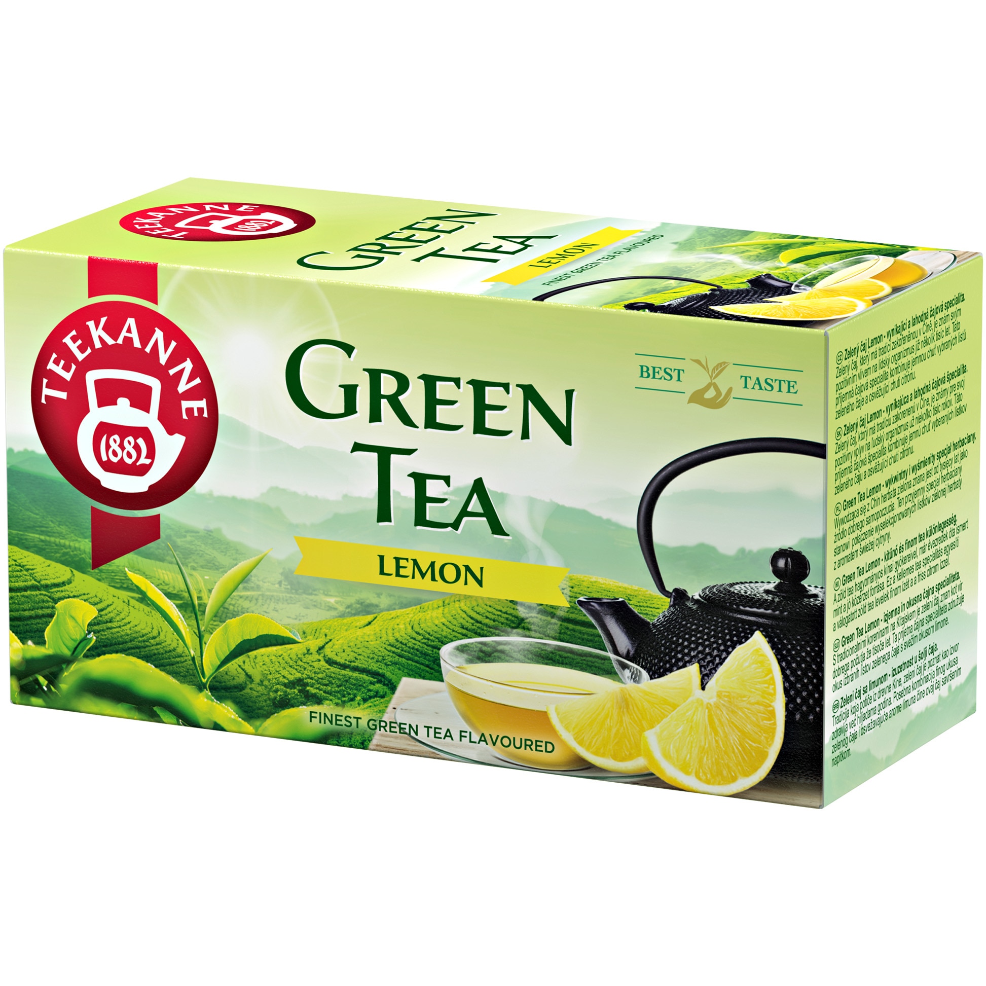 Teekanne Green Tea Чай с лимон, 20 торбички, 35 гр. - eMAG.bg