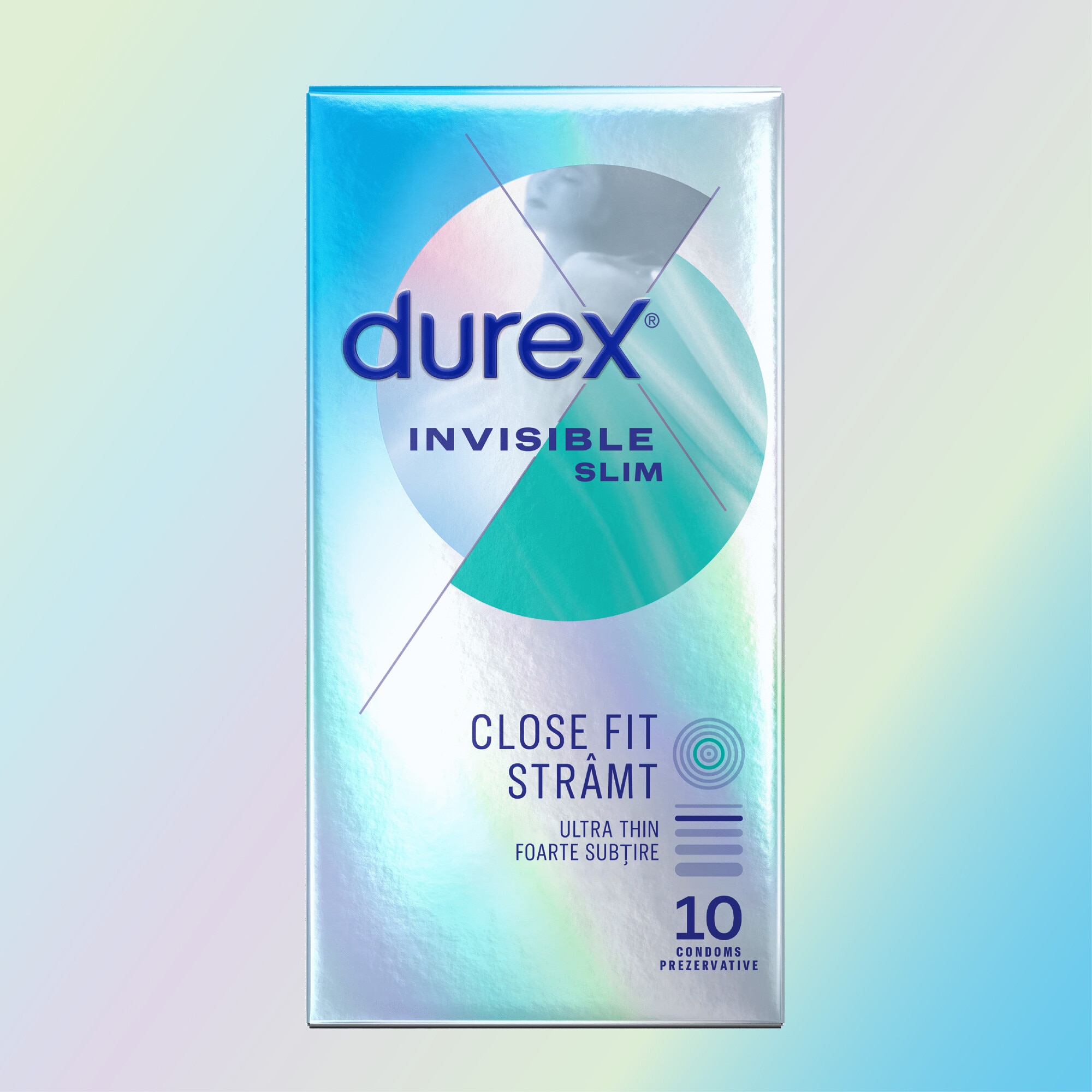 Prezervative Durex Invisible Slim Fit 10 buc - eMAG.ro