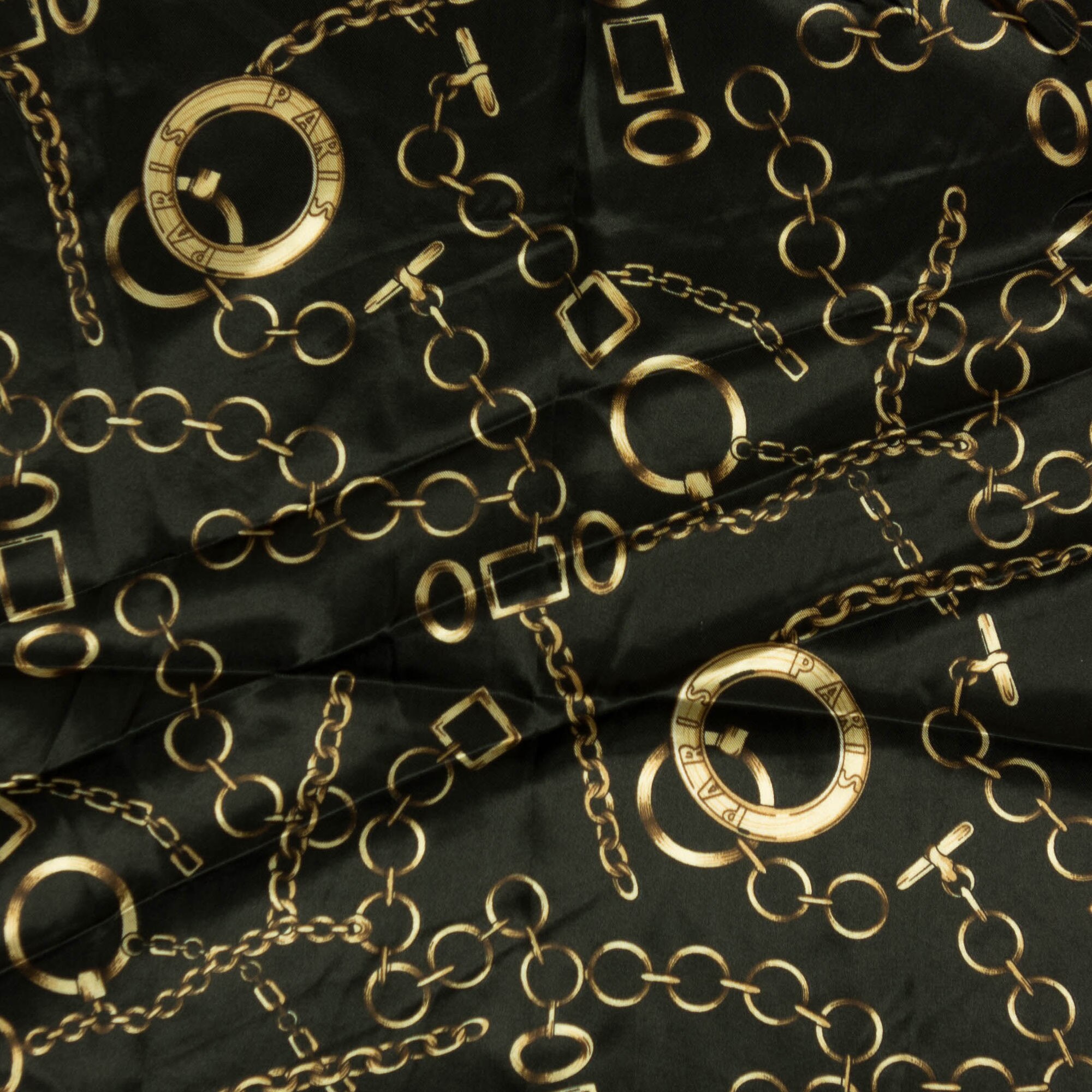 Esarfa, Batic, de dama, Negru cu zale, 50x50 cm - ES146 - eMAG.ro