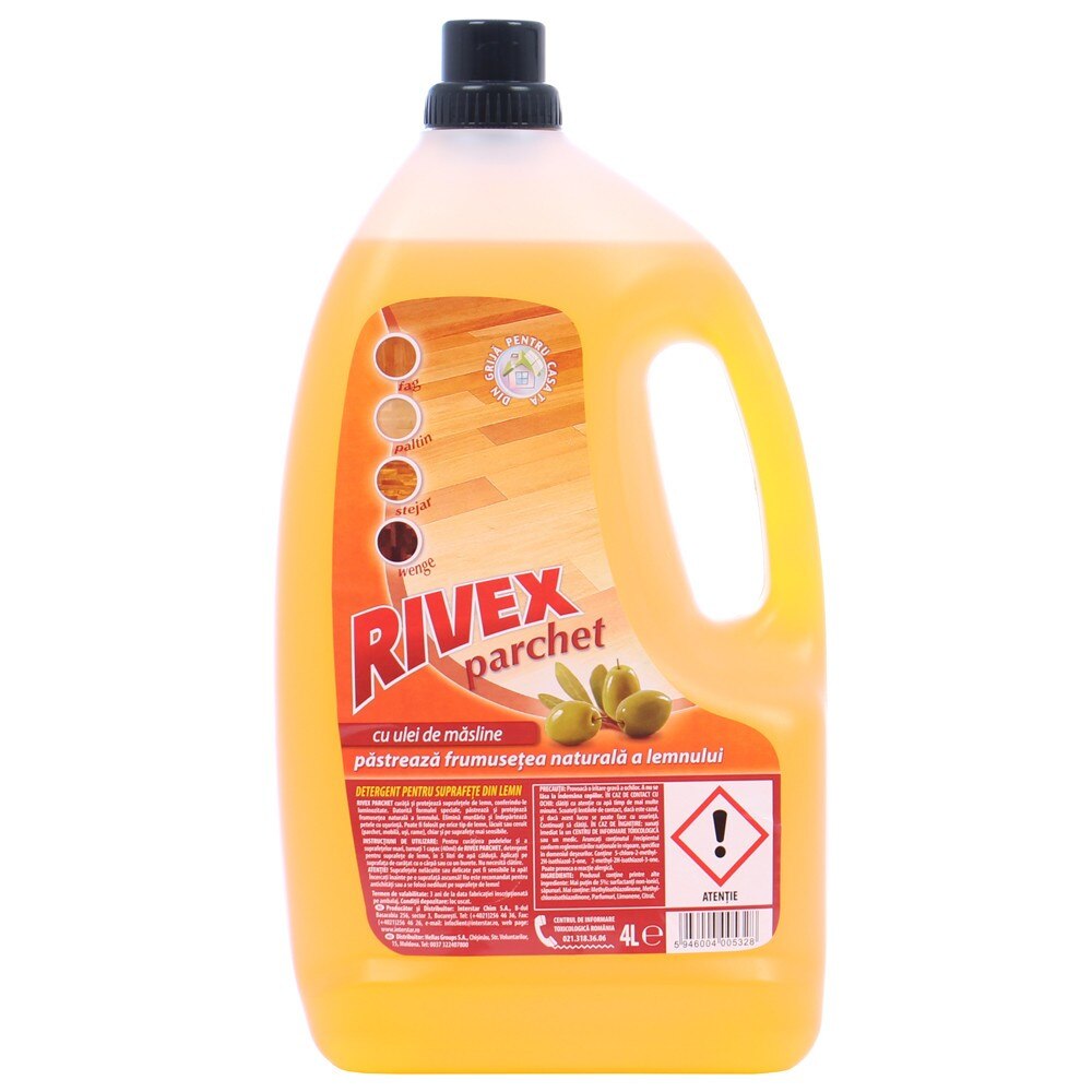 Detergent pentru parchet Rivex 4 litri, AN - eMAG.ro