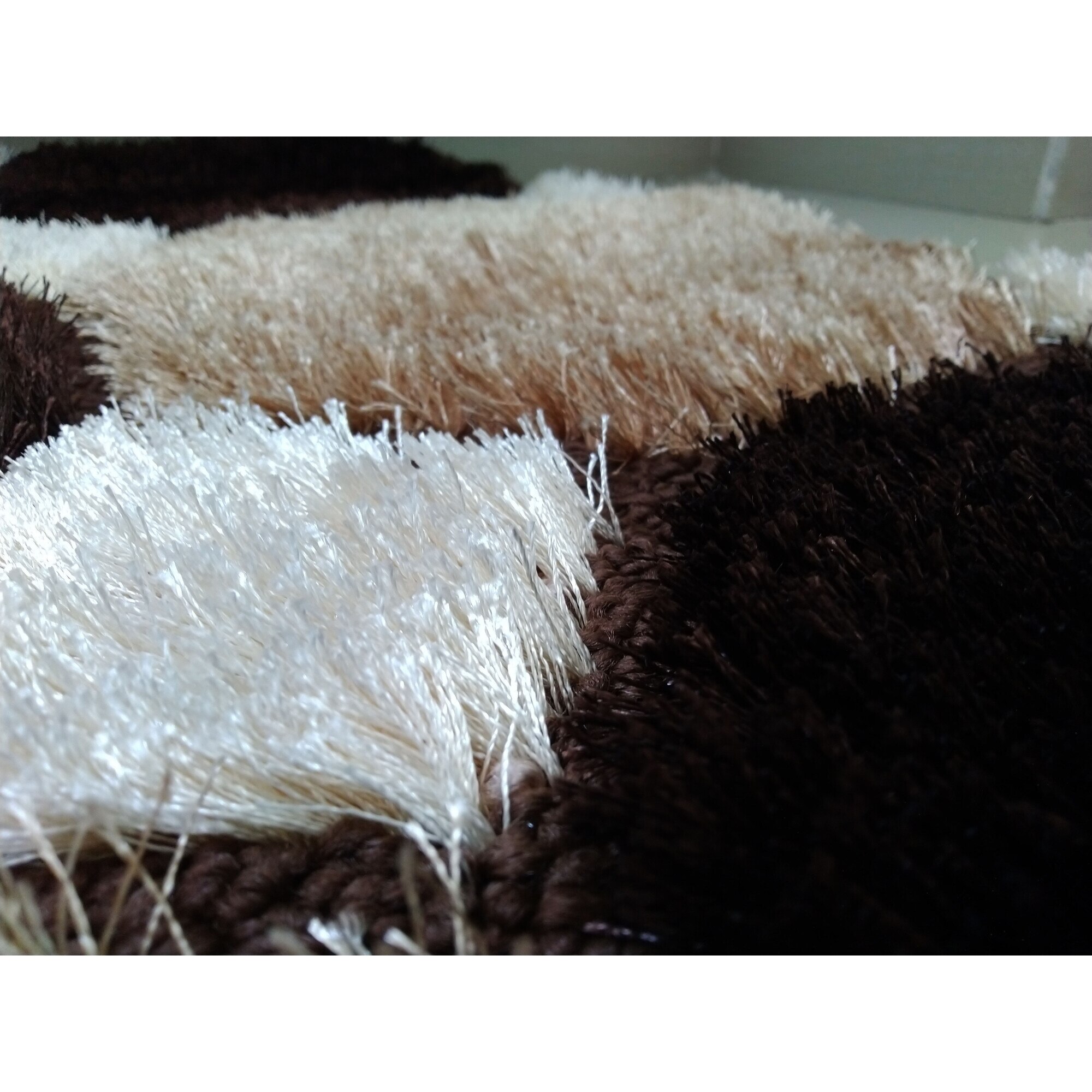 Covor modern cu fir lung Domino 4670, 80x300 cm, inaltime plus 25 mm ...