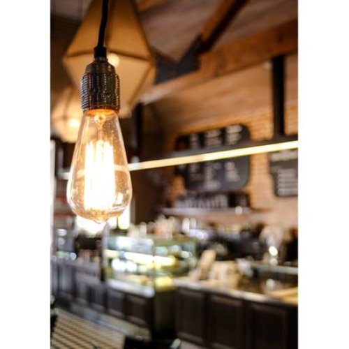 Bec LED Retro Edison style E27, 4W ,220v Vintage 360 grade ST64 ...