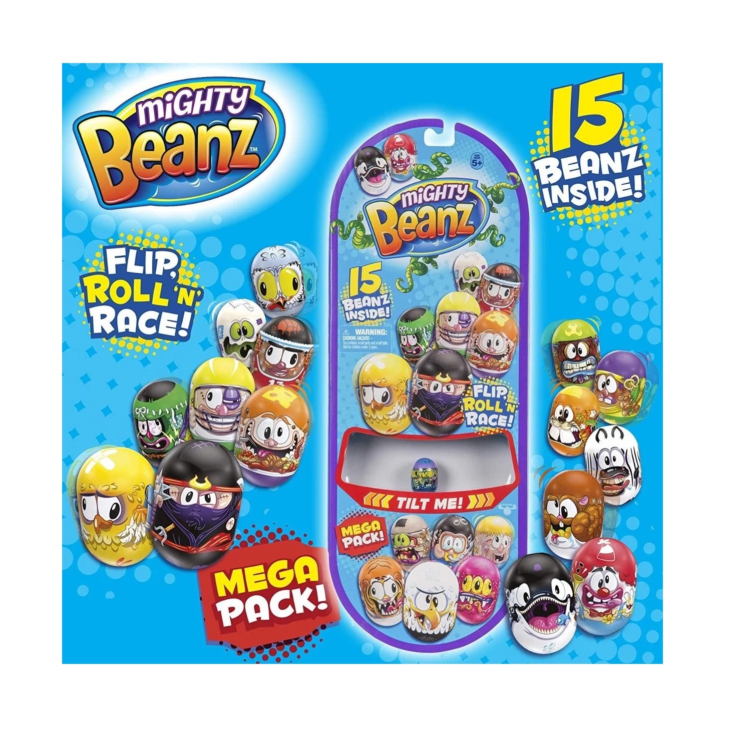 Set 15 figurine Mighty Beanz, Mega Pack, S1 - eMAG.ro
