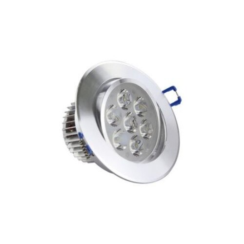 Spot Led Incastrabil 7W, Echivalent Orientabil Rotund - Alb rece - eMAG.ro