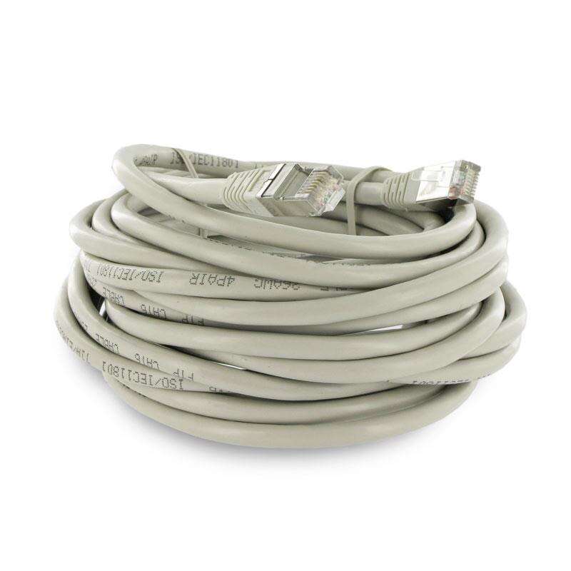 Cablu Patch cord RJ45, neecranat, Cat. 6, FTP, 10 m, gri - eMAG.ro