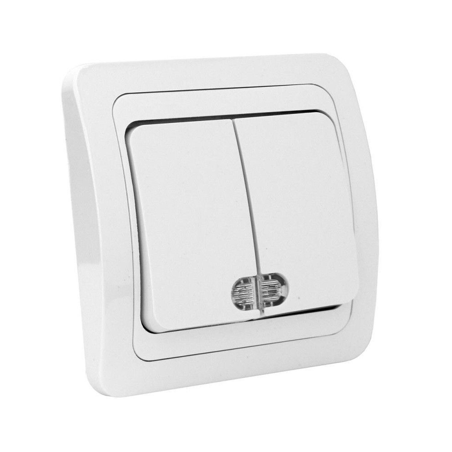 Intrerupator dublu cu indicator luminos MF0012-06007, incastrat ...