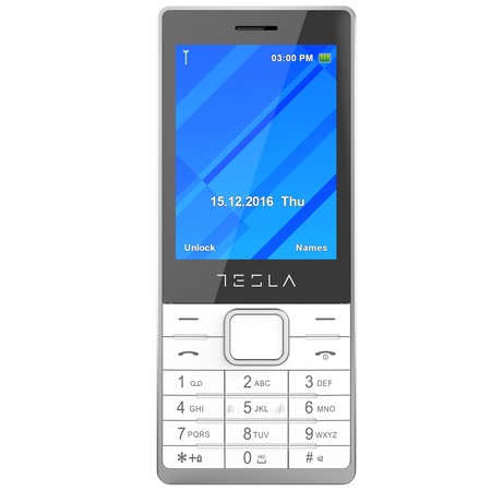 Tesla Feature 3 Mobiltelefon, Dual SIM, Fehér - eMAG.hu