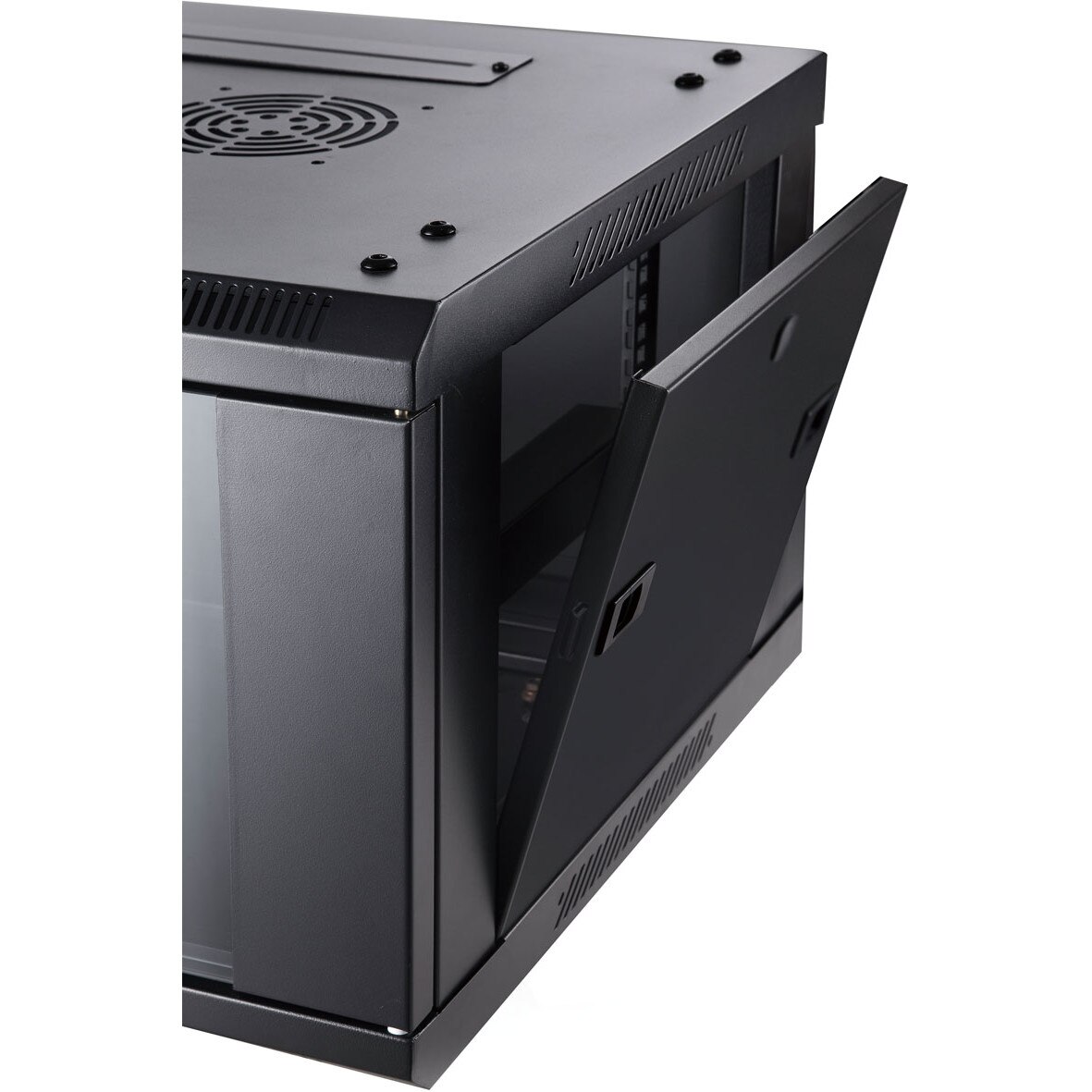 Cabinet Rack 15U, Walltype, 600x600 mm, NEGRU - eMAG.ro