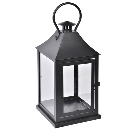 Felinar negru - 13 × 33 x 33 cm - eMAG.ro