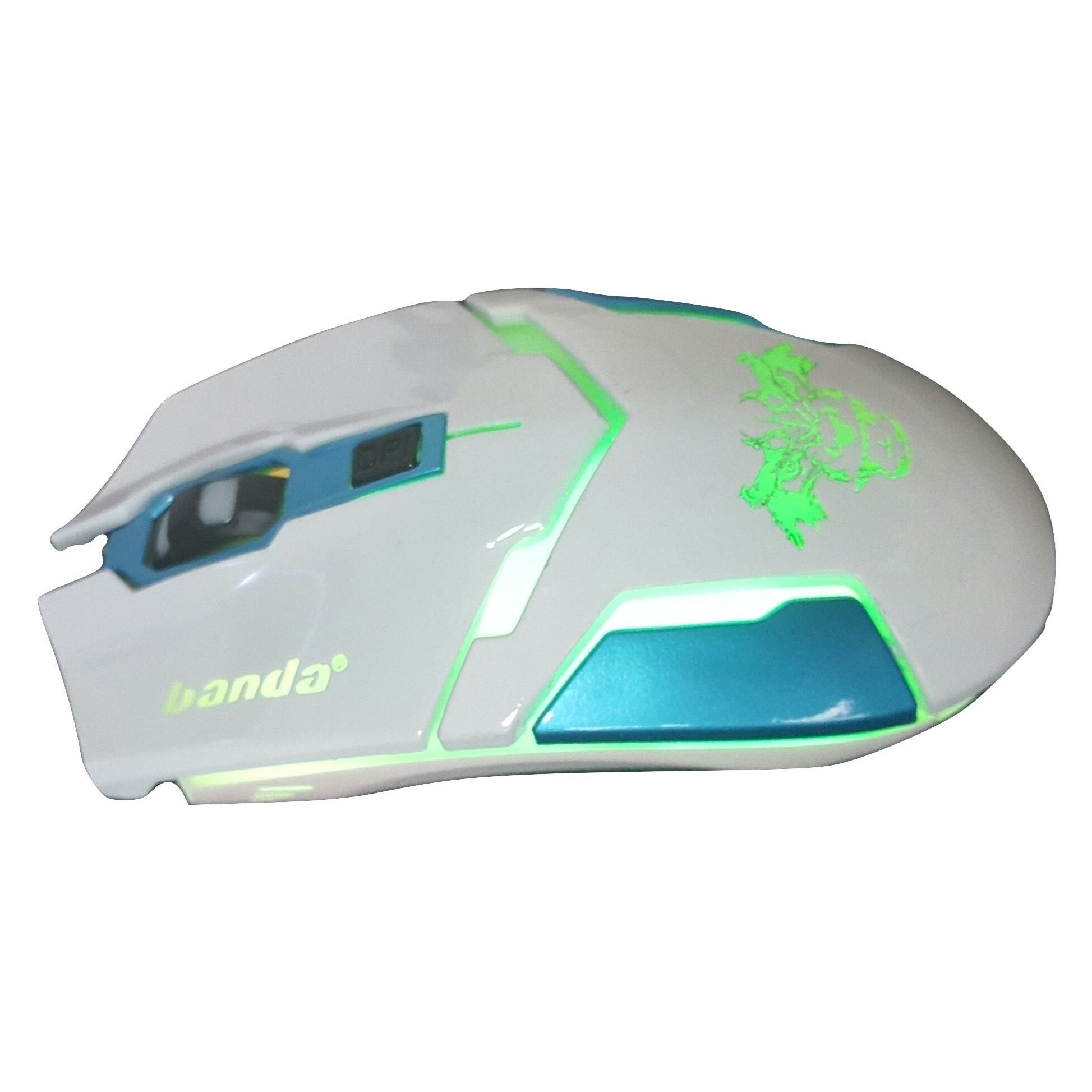 Mouse Banda USB [ G2-W ] GAMING-WHITE-LED/ 2000DPI - eMAG.ro