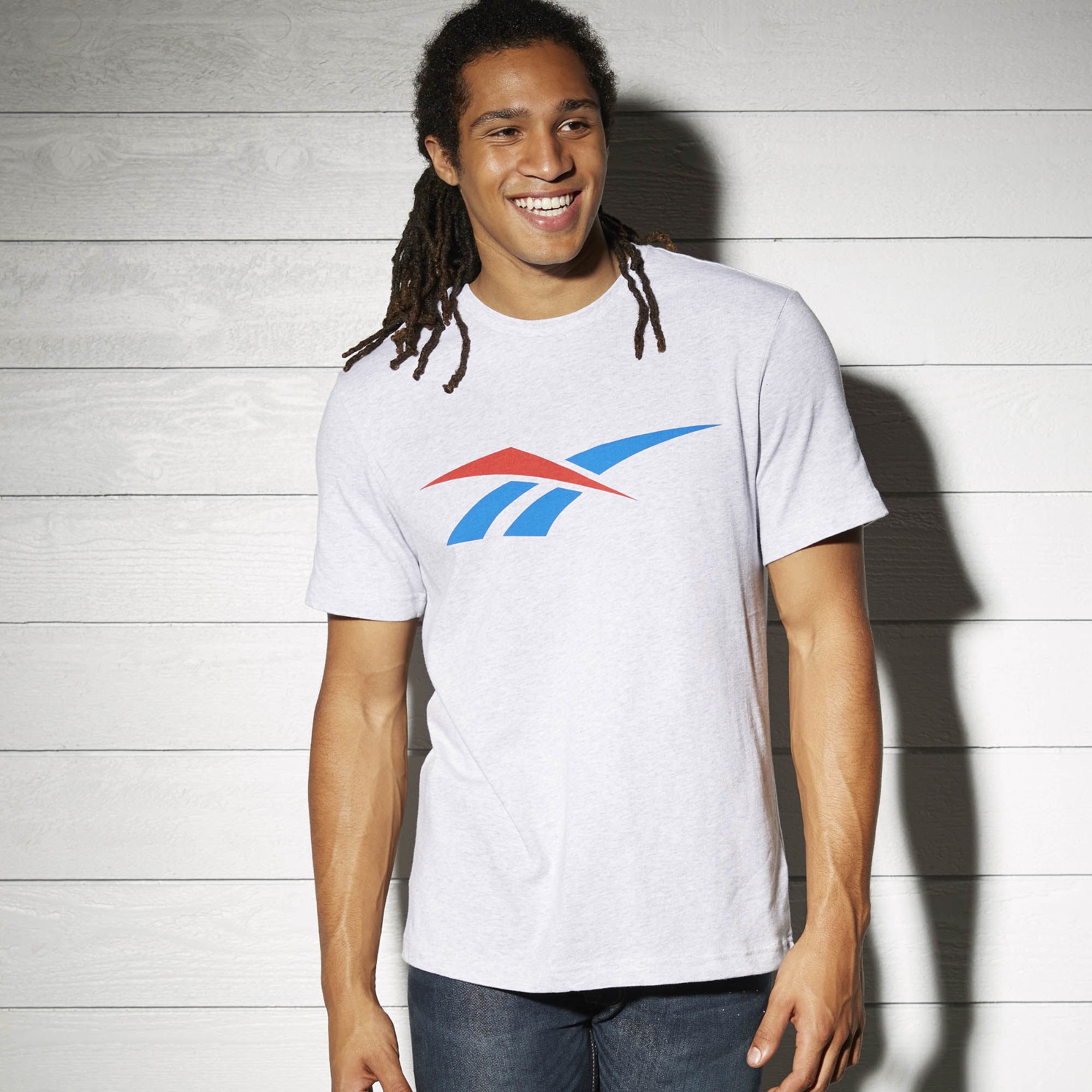 Tricou Reebok 90's Logo BK6574, gri, L - eMAG.ro