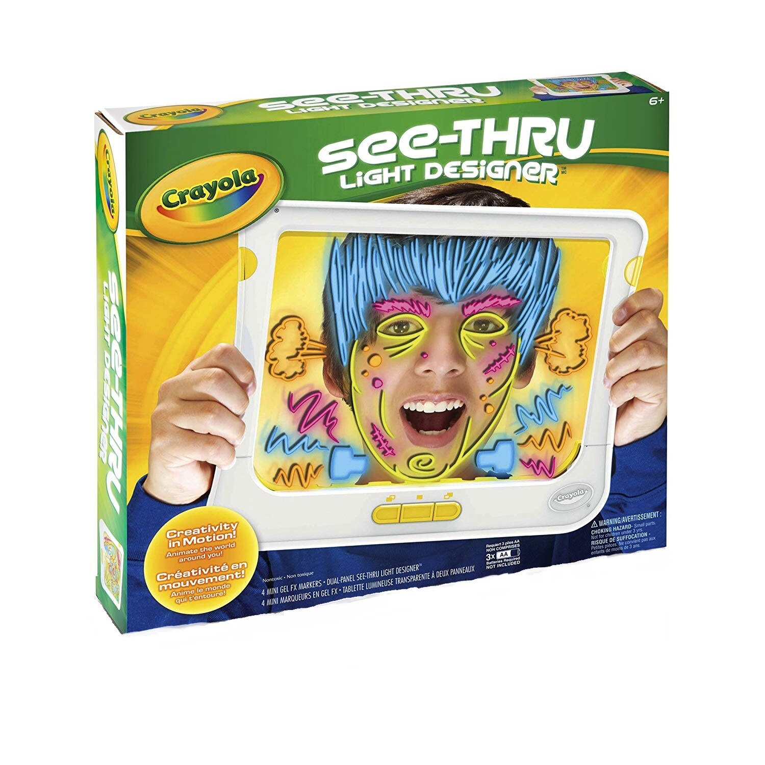 Tabla de desen Crayola cu lumina - eMAG.ro