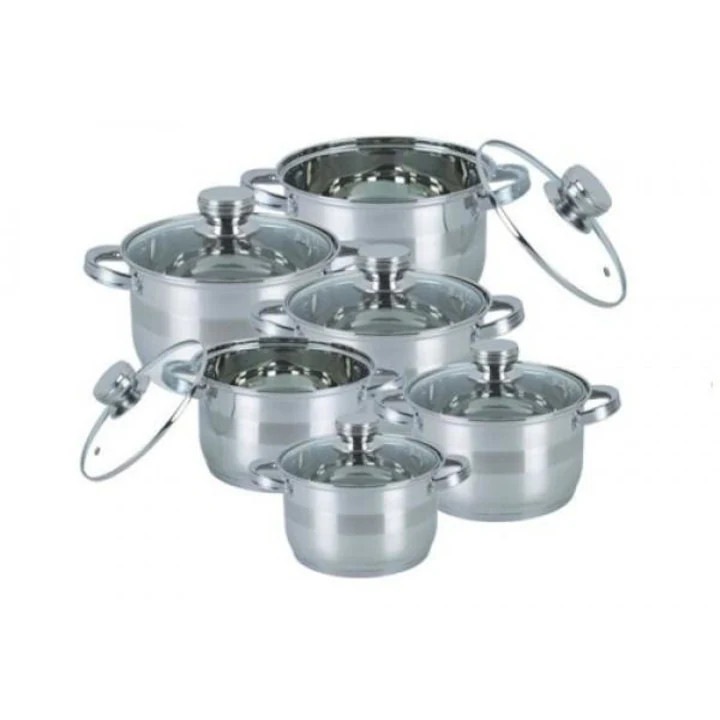 Set oale din inox 12 piese Bohmann + polonic - eMAG.ro