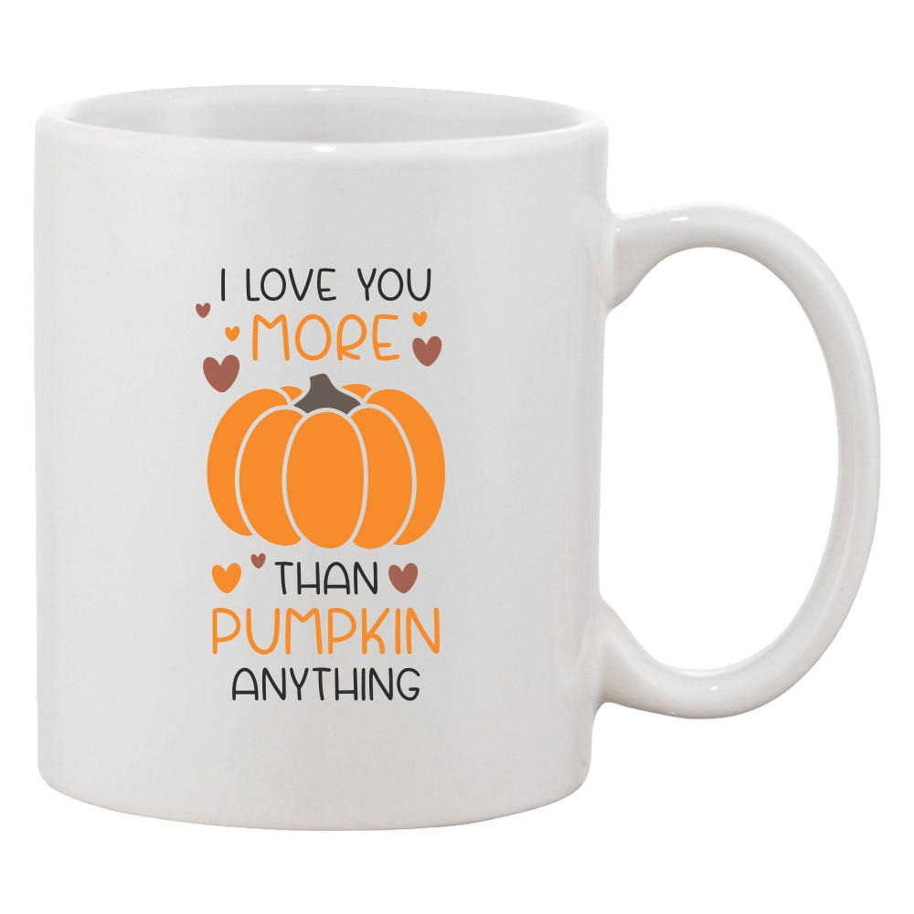 Персонализирана чаша 'I LOVE MORE THAN PUMPKIN ANYTHING', многоцветна ...