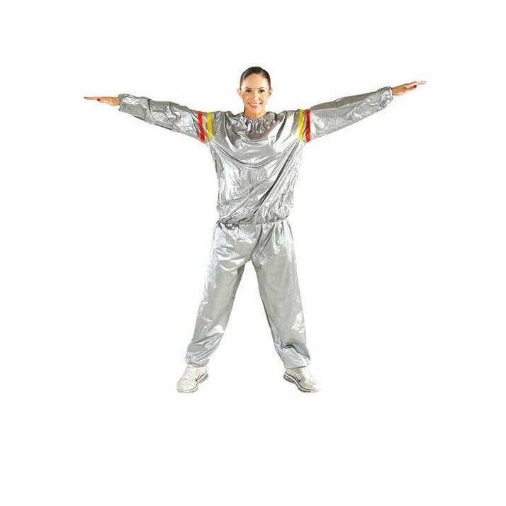 Costum Sauna SIKS® Unisex, ideal pentru slabit, masura xxl, cu mansete ...