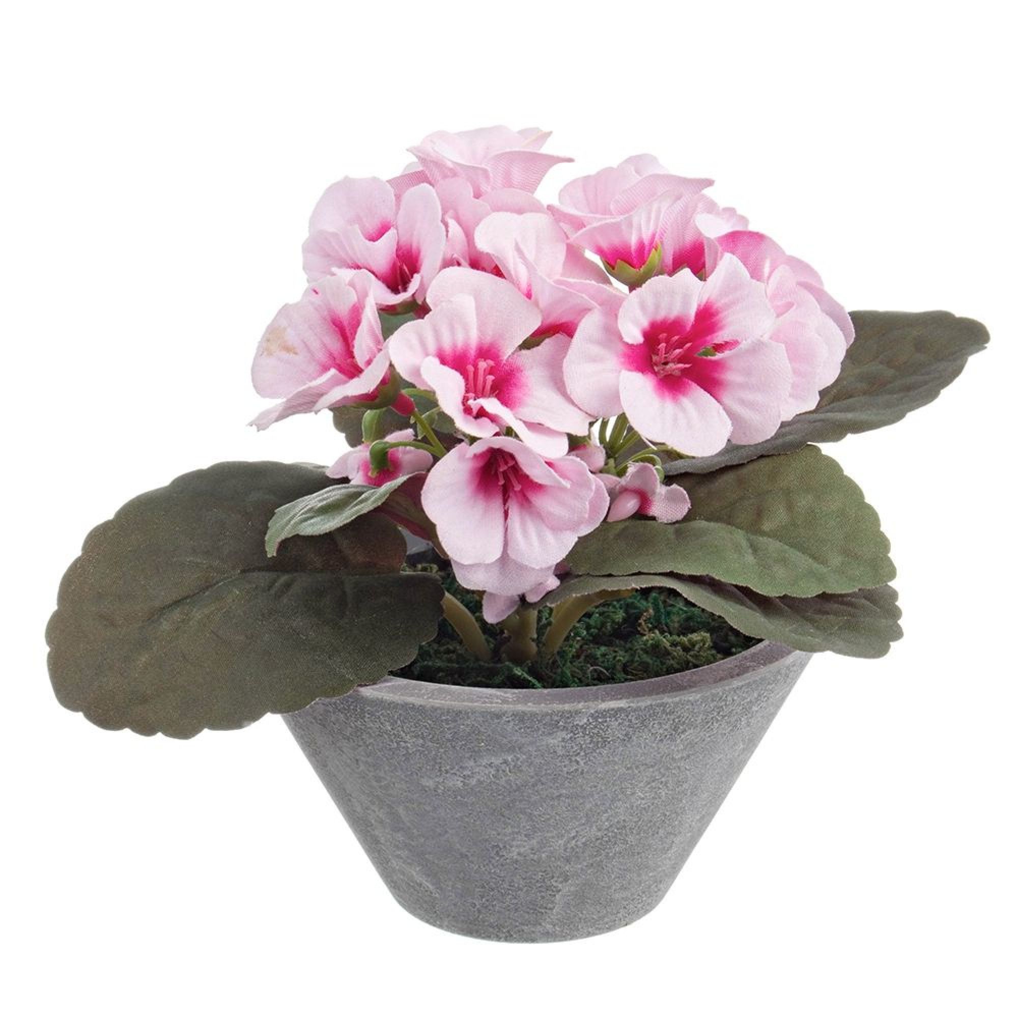 Viorele artificiale in ghiveci roz Ø12 cm x 13h - eMAG.ro