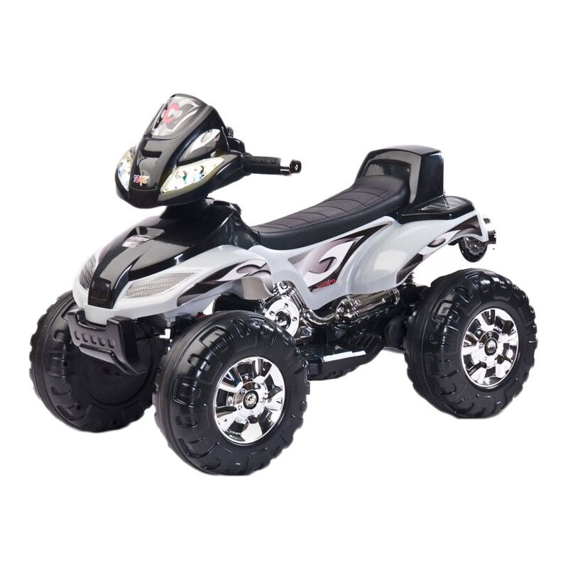 Masinuta electrica pentru copii, motor 20 W, sunete si melodii, Gri ...