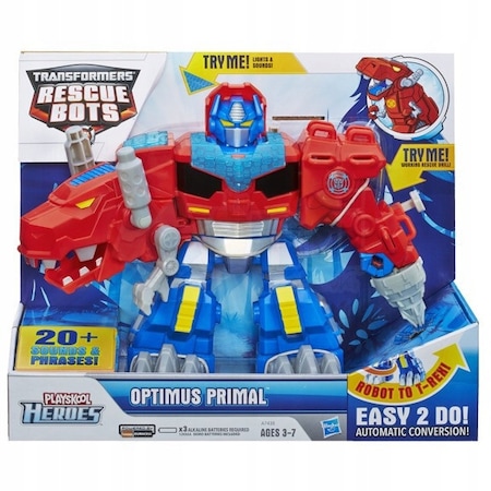 Figurina Transformers, Optimus Primal T-Rex, Multicolor - eMAG.ro
