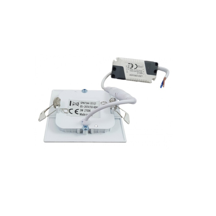 Square Slim Led Spot 166x166mm, 12W=75W, 6400K, студена светлина - eMAG.bg