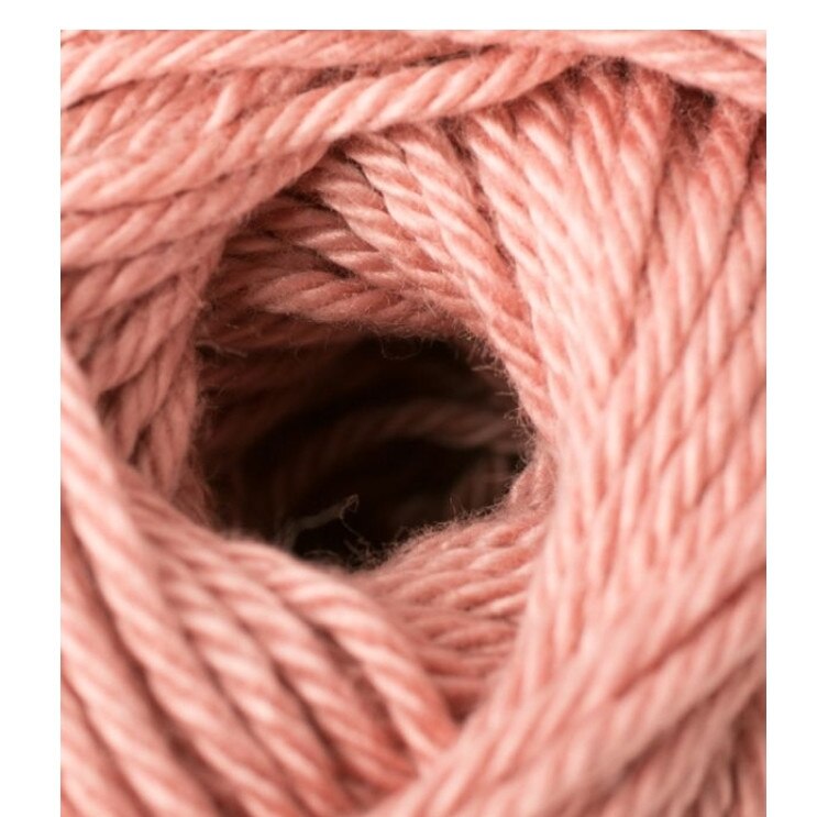Fir pentru impletit Phil Coton 3 0030 Vieux Rose, lungime 121 metri ...