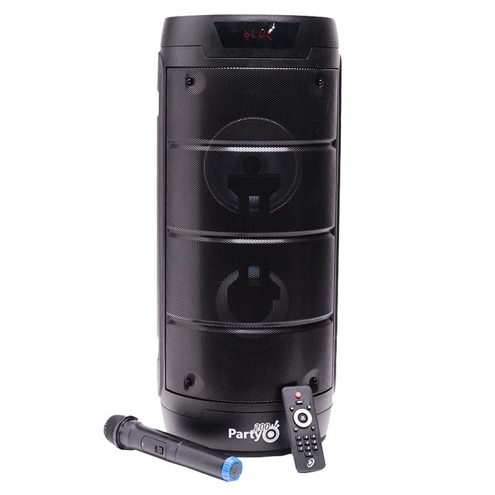 Boxa portabila E-Boda Party 200, Bluetooth, Microfon, Telecomanda ...