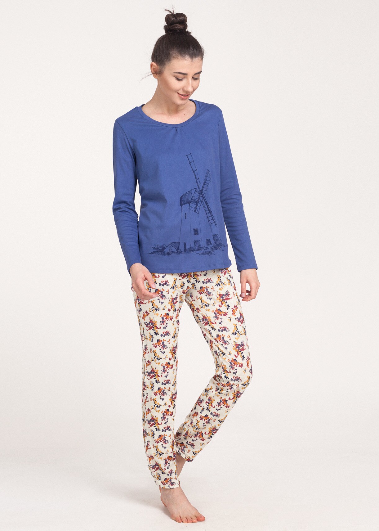Pijama femei Sofiaman 210427X Albastru 2XL INTL - eMAG.ro