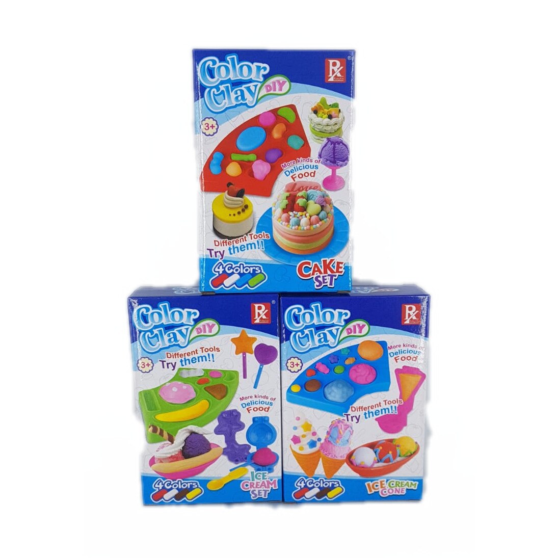 Set plastilina, Fabrica de prajituri, 3 modele, Color Clay, multicolor ...