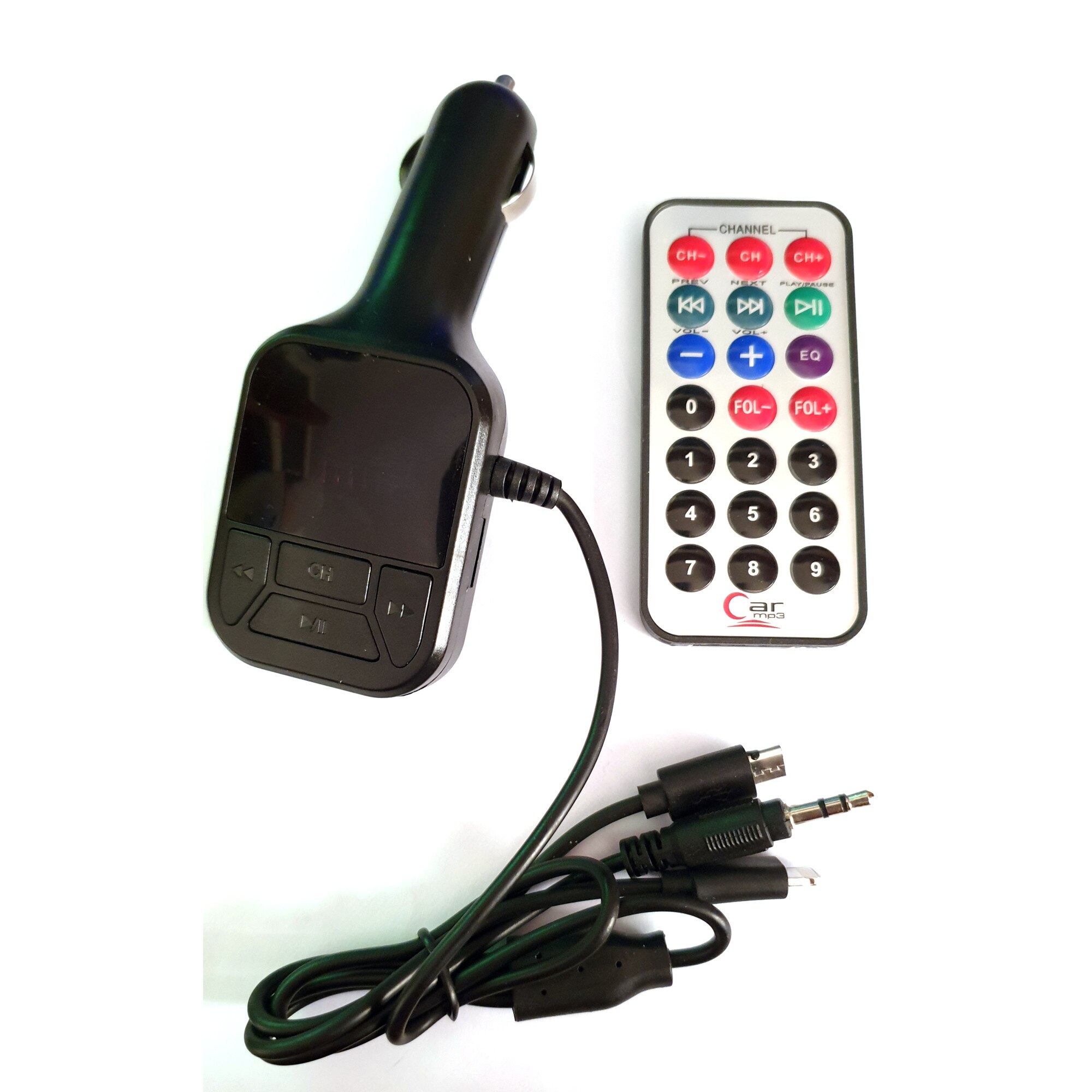 Modulator FM Auto cu Bluetooth si suport USB, SDCard, 3.5Audio si ...
