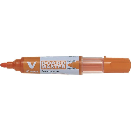 Marker pentru Tabla Pilot Vboard Master, Varf Rotund, 6 mm, Orange ...