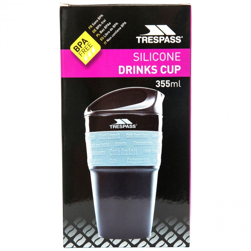 Cana pliabila Trespass Coffee Pop, 335ml, Black - eMAG.ro