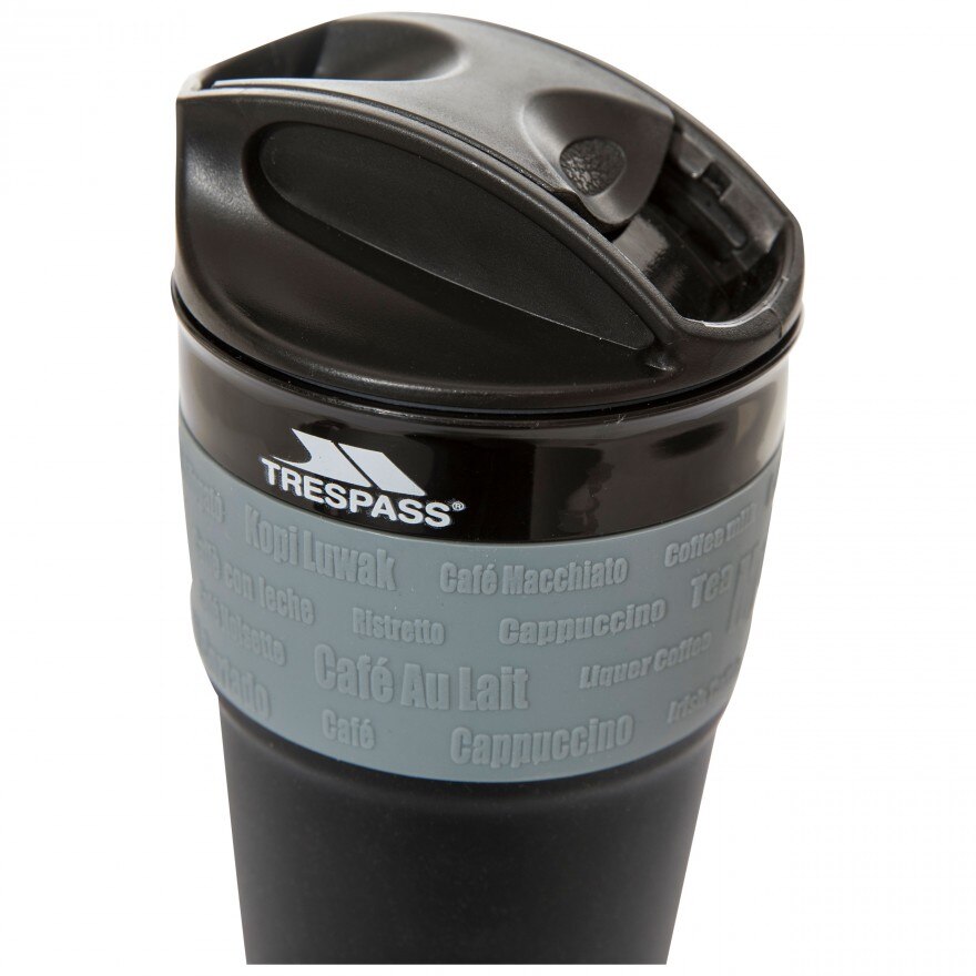 Cana pliabila Trespass Coffee Pop, 335ml, Black - eMAG.ro