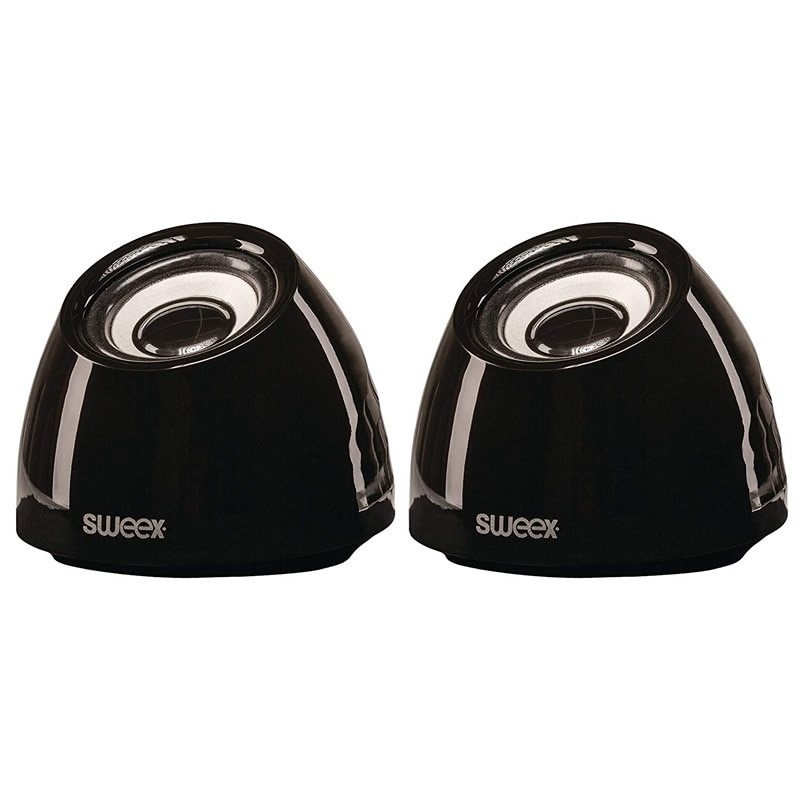 Set boxe PC 2.0 Sweex, USB, 2x3 W, negru - eMAG.ro