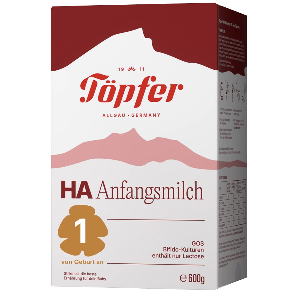 Formula de lapte praf HA1, Topfer, 600 g, de la nastere - eMAG.ro