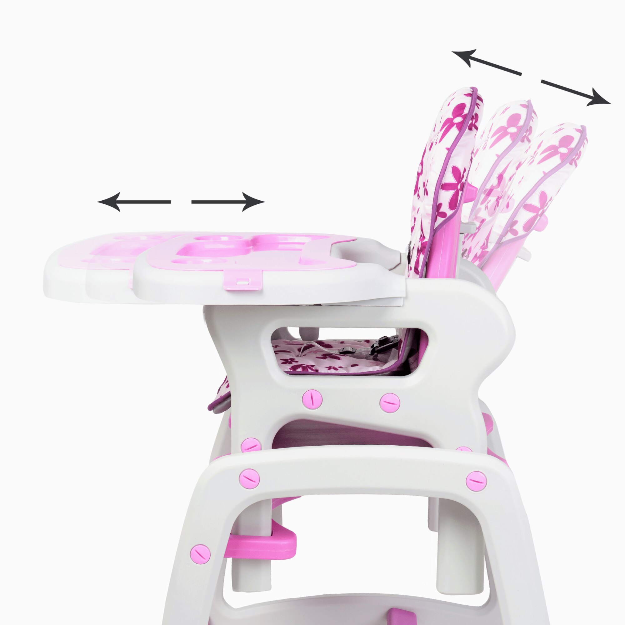 Scaun de masa 2 in 1 pentru bebelusi si copii Juju Eat&Play, stabil, 6 ...