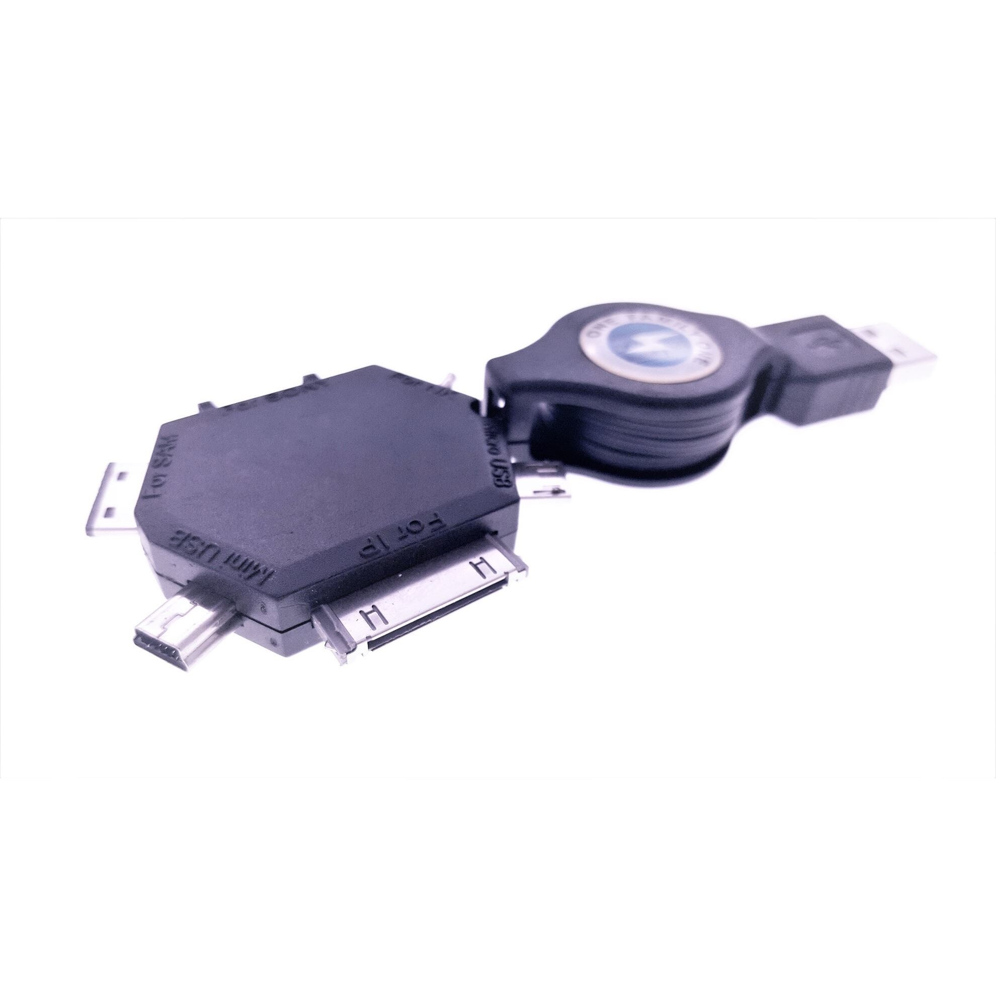 Kit cablu USB retractabil cu adaptor multifunctional 6 in 1 - eMAG.ro