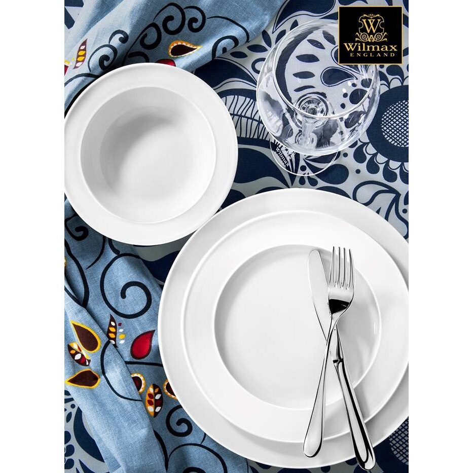 Farfurie paste/salata, Wilmax, rotunda, portelan, 15 cm, 200 ml - eMAG.ro