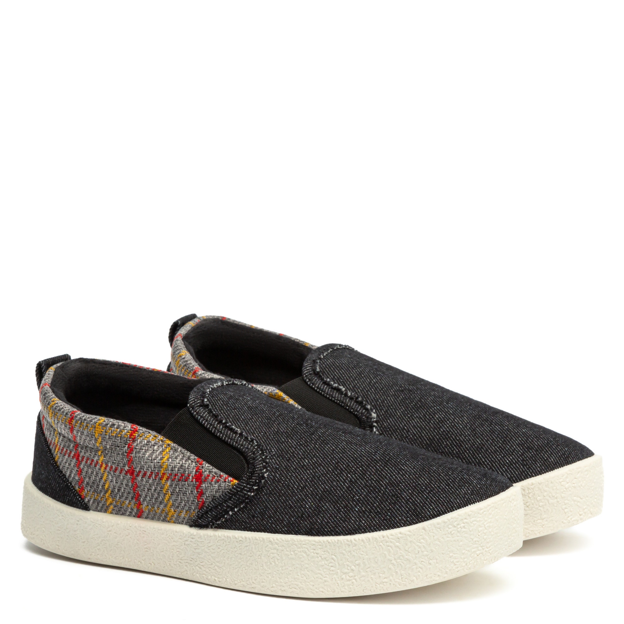 Tenisi Slip-on Emily denim negru/gri, 37 - eMAG.ro