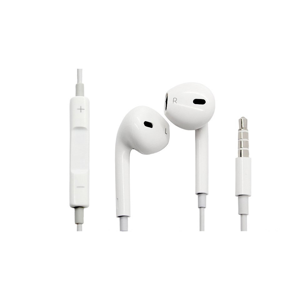 Pachet:Casti in-ear tip Earpods cu Mircrofon si Telecomanda pentru ...