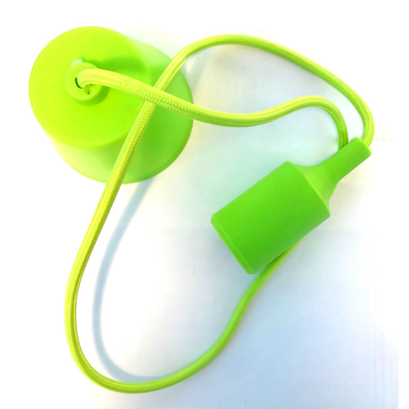 Fir Pendul Silicon E27 Verde Fosforescent - eMAG.ro