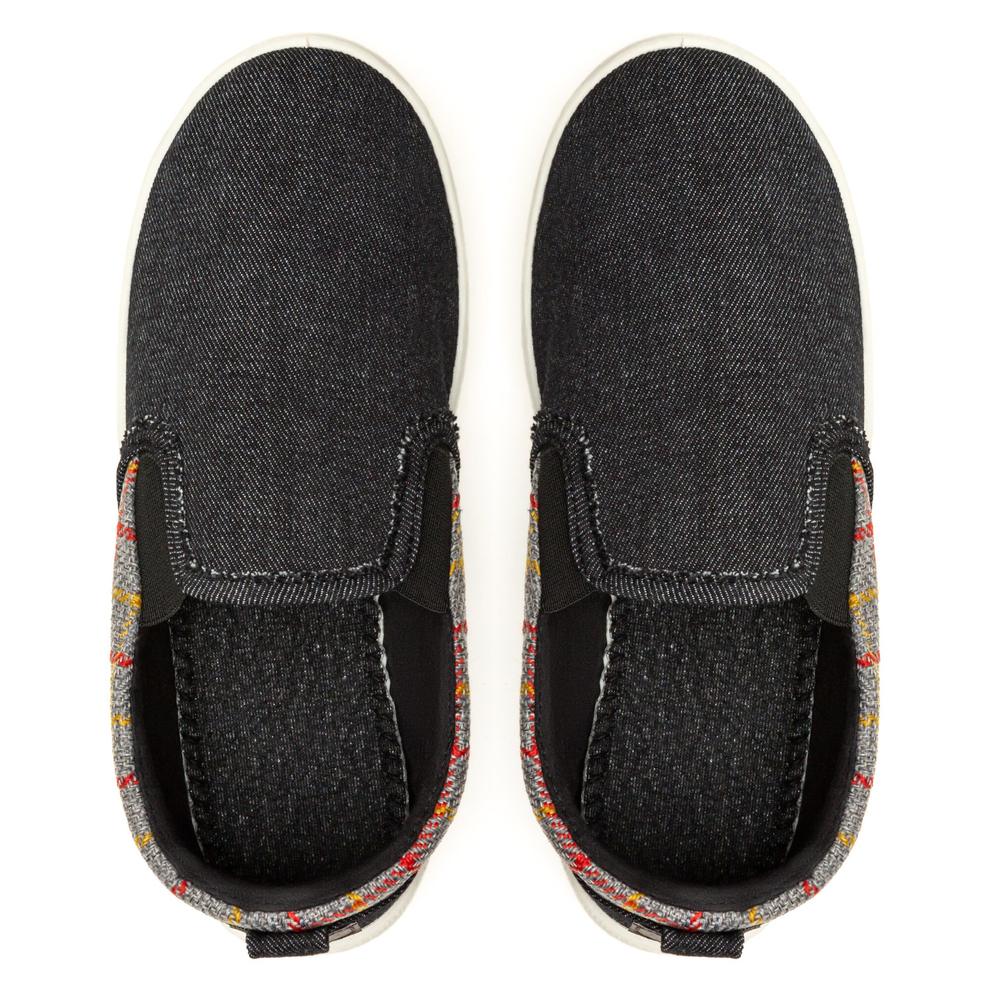 Tenisi Slip-on Emily denim negru/gri, 37 - eMAG.ro