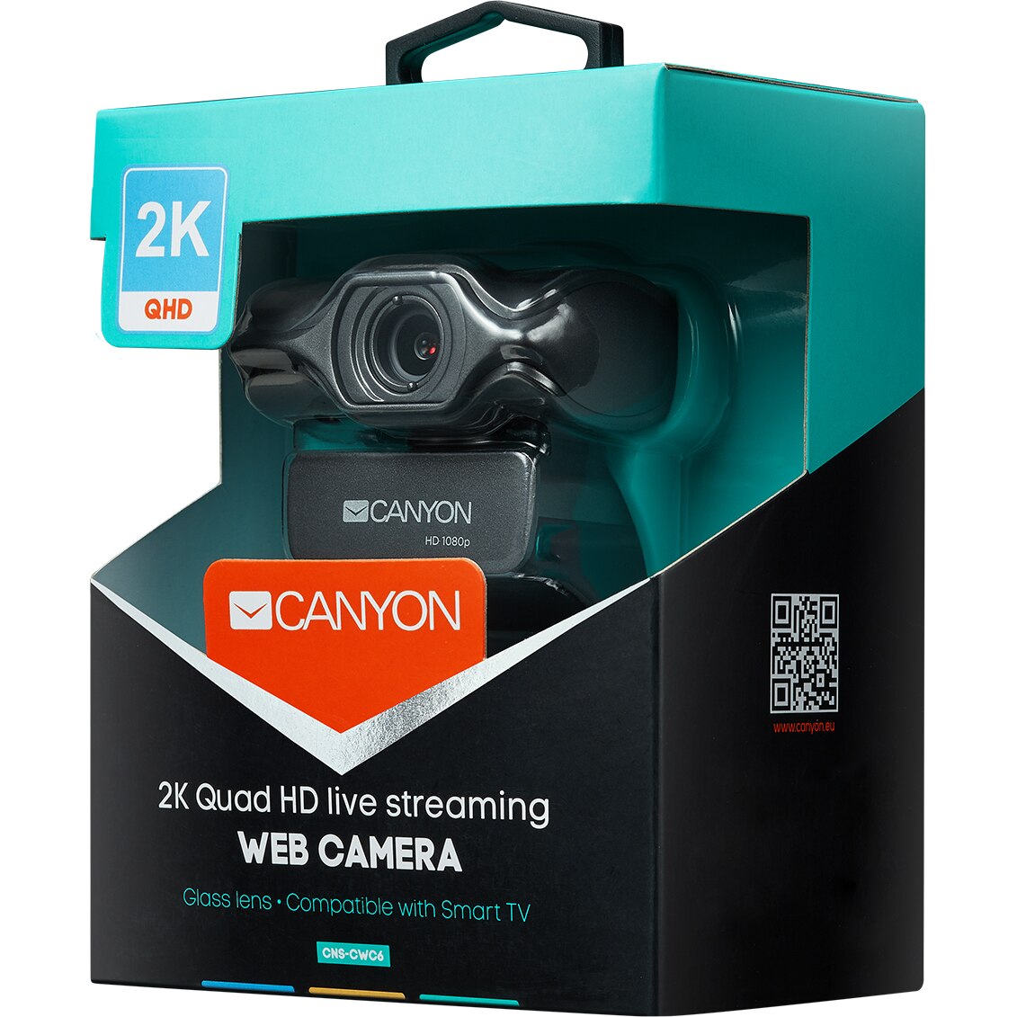Webcam Canyon CWC6, 2K UltraHD - eMAG.ro