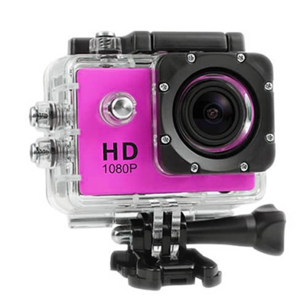 Camera roz video sport Full HD, waterproof, ecran 2.0 inch + CADOU ...
