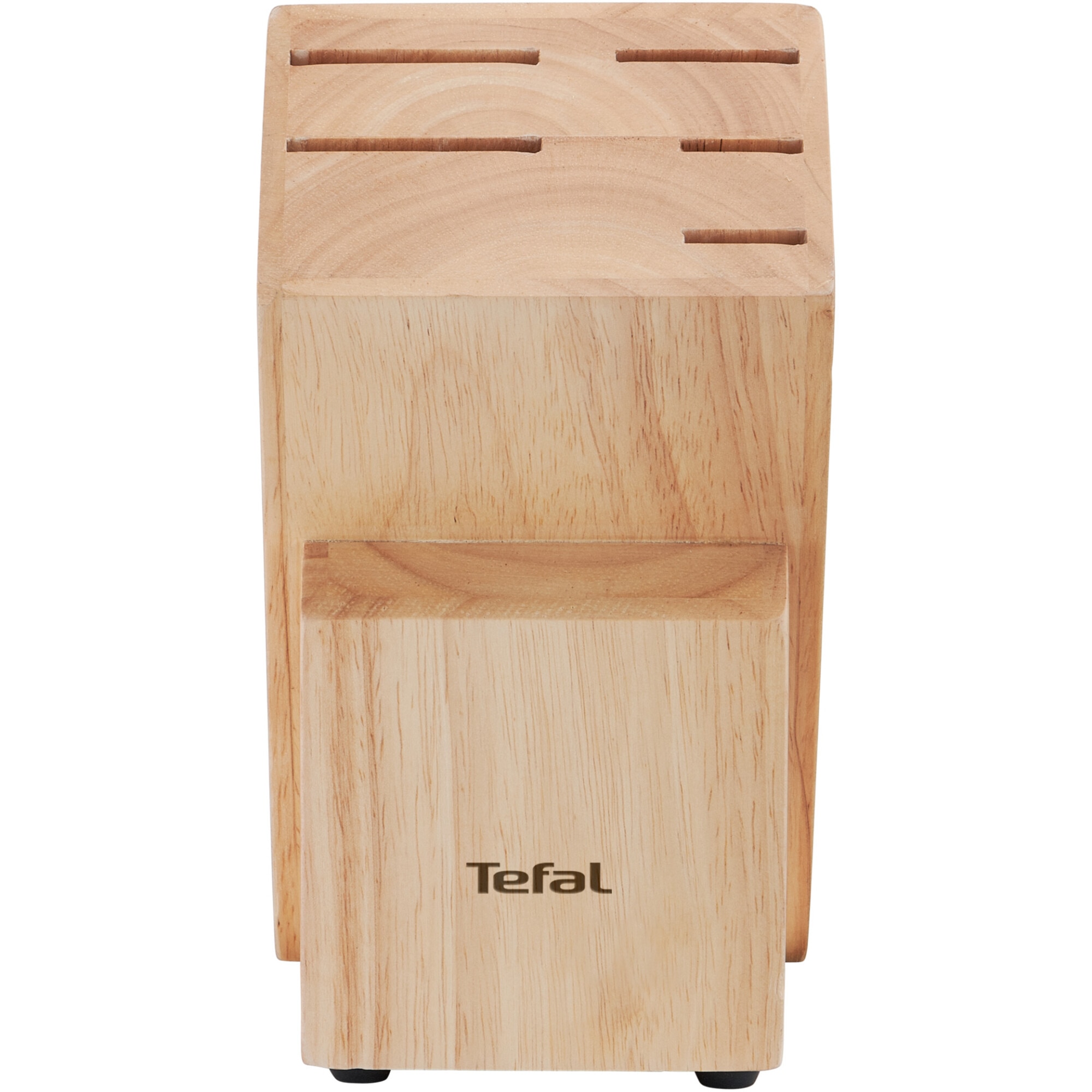 Set de 5 cutite Tefal Ice Force, suport lemn, cutit paine 20 cm ...