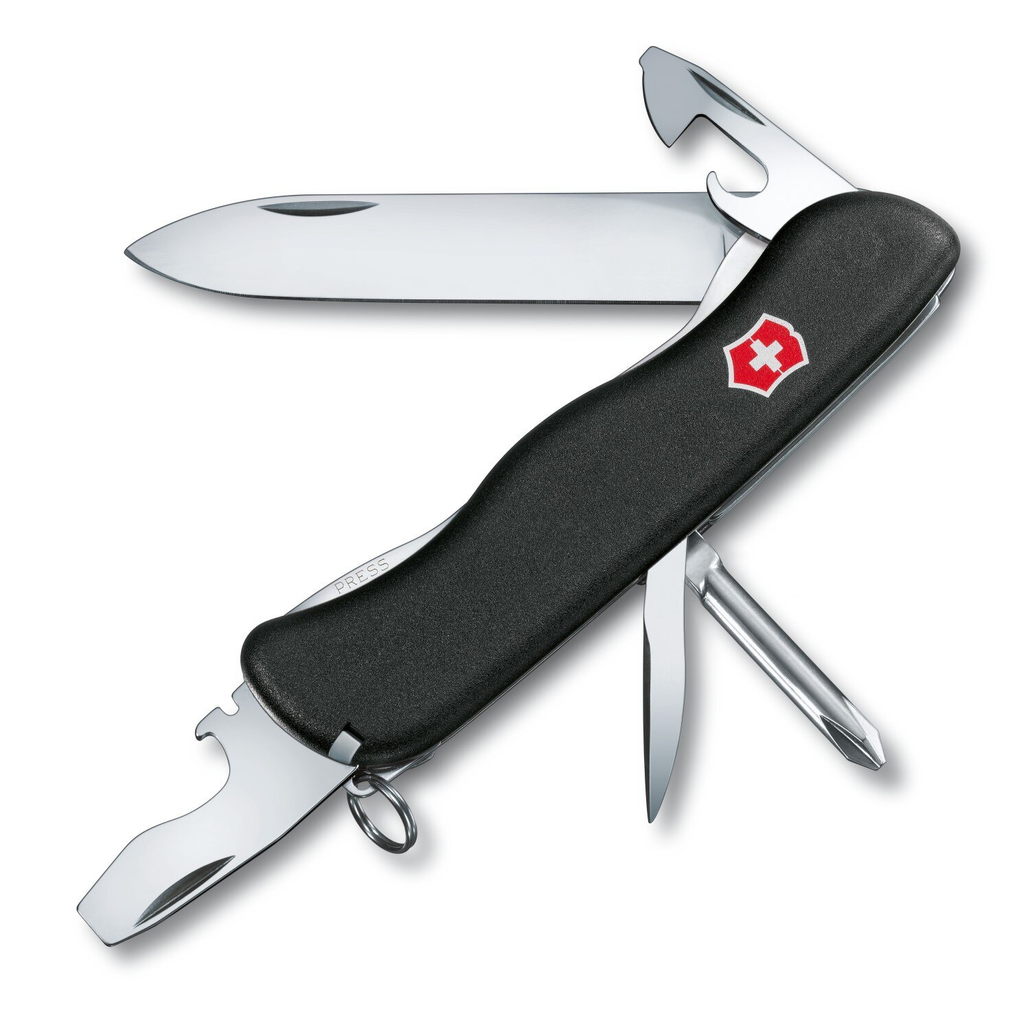 Cutit multifunctional de buzunar, Victorinox Centurion, negru - eMAG.ro